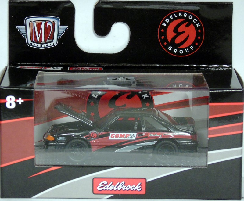 M2 Machines Detroit Muscle Release 65 1987 Ford Mustang GT-Custom EDLEBROCK
