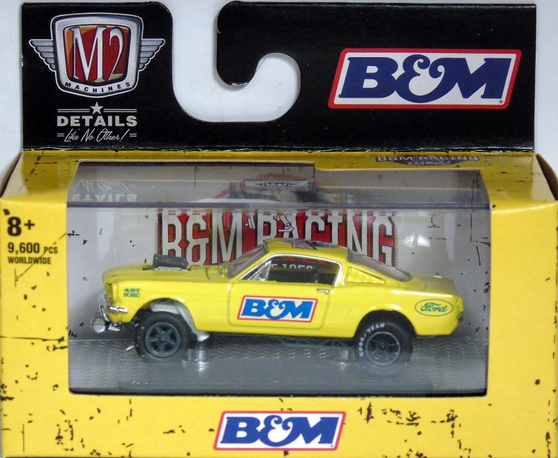 M2 Machines Gasser Release 74 1966 Ford Mustang GASSER B&M RACING