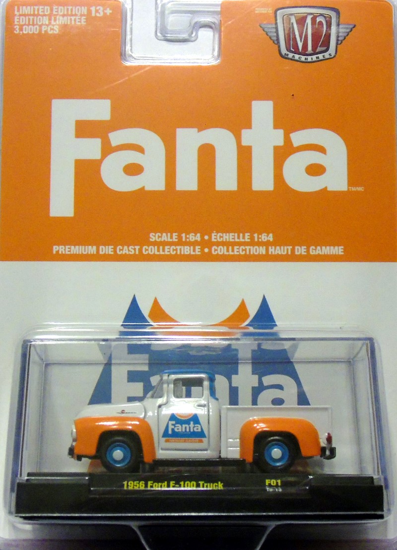 M2 Machines Fanta Release F01 1956 Ford F-100 Truck